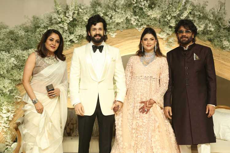 Akhil Akkineni - Zainab Ravdjee's Wedding Reception